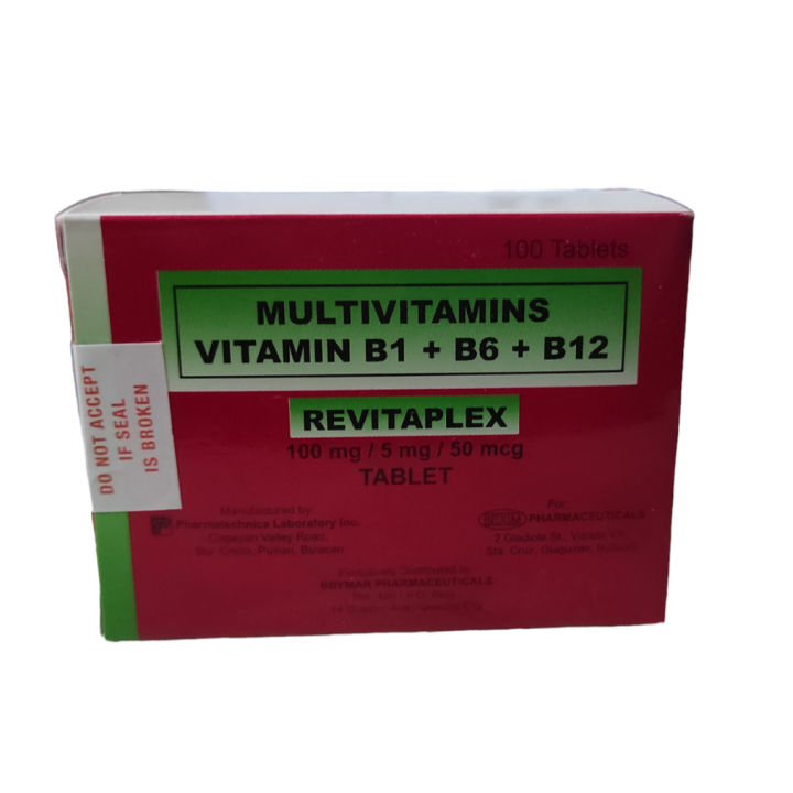 REVITAPLEX Vitamin B Complex 100 tablets Health Products | Lazada PH