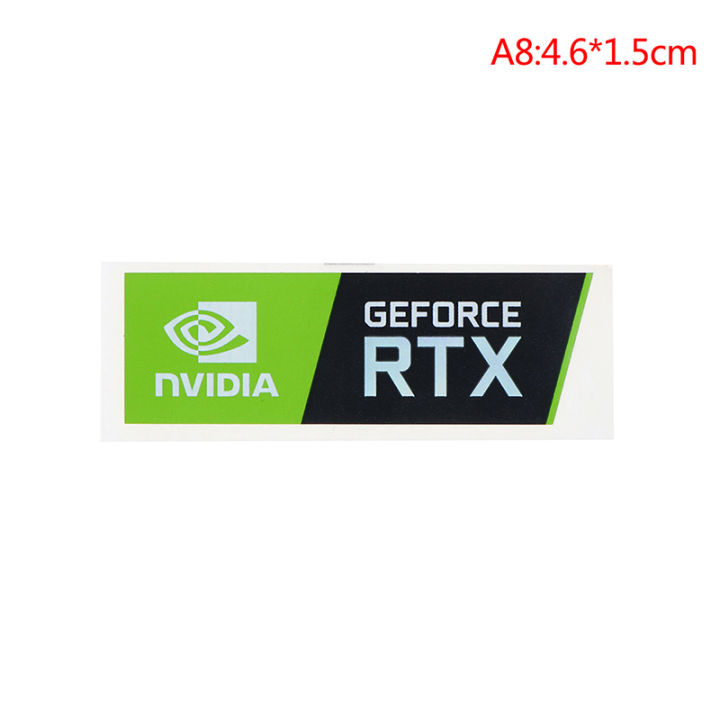 UNI [Ready Stock] 5PCS New NVIDIA GTX GEFORCE Laptop Desktop Label ...
