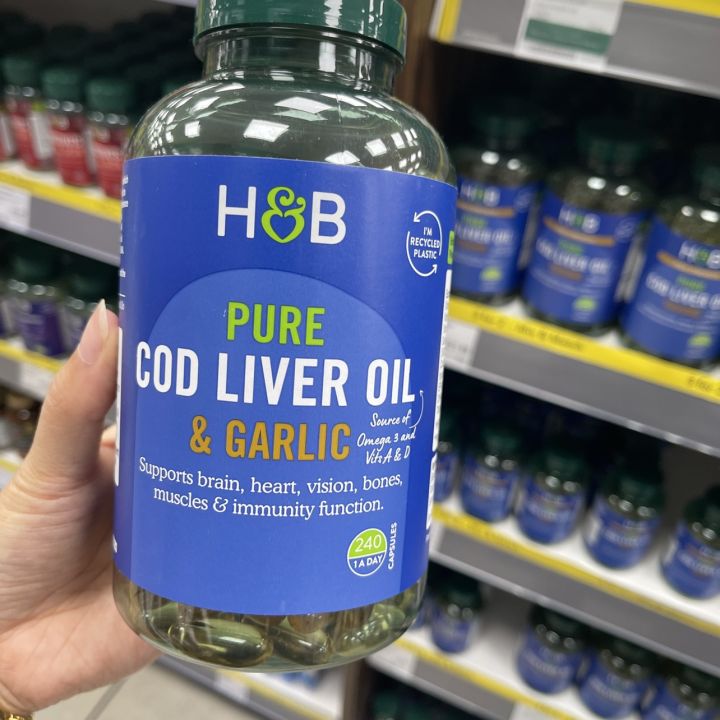 Ready Stock British Hb Cod Liver Oil Deep Sea Fish Oil Ad Dha Fish Oil ...