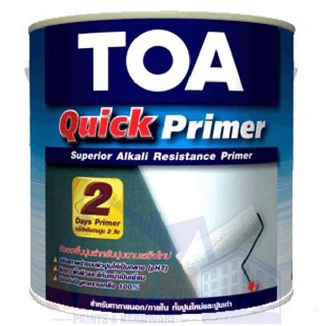 ( Promotion+++) คุ้มที่สุด TOA ทีโอเอ สีรองพื้นปูน ควิก ไพรเมอร์ ขนาด ...