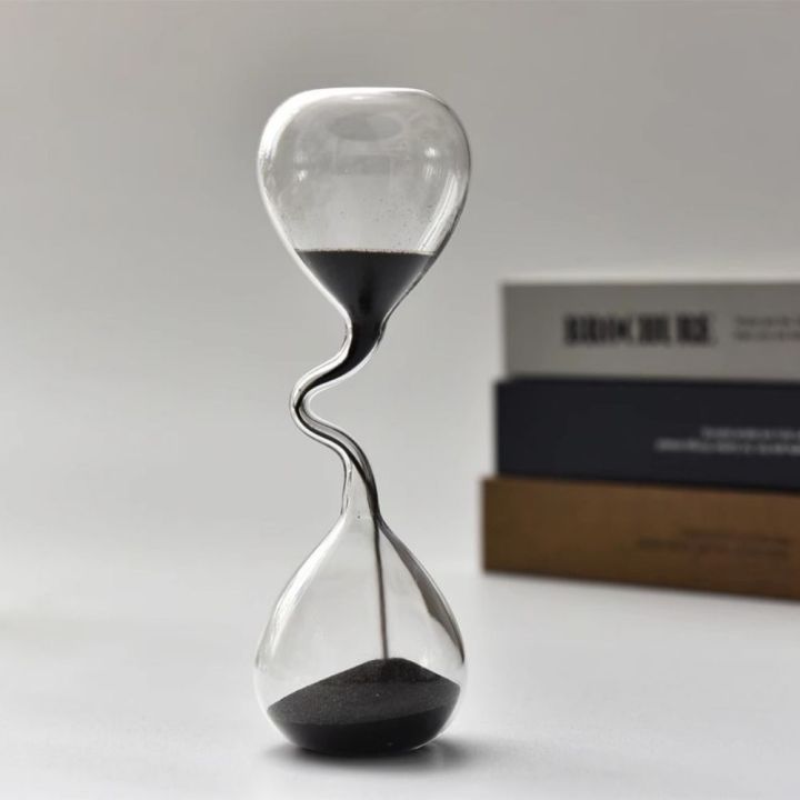 WUCE23344 Curve Design Hourglass Glass Craft Creative Sand Timer Super ...