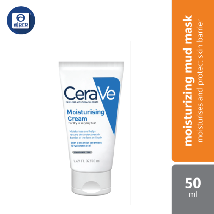 Cerave Moisturizing Cream 50ml | Restore The Look And Feel Of Smooth ...
