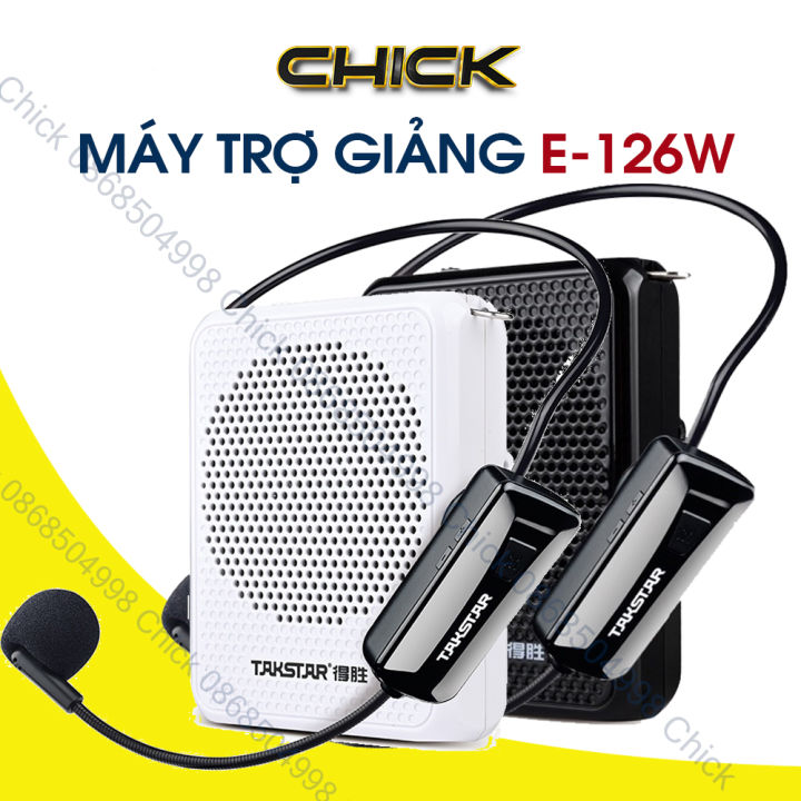 Máy Trợ Giảng TAKSTAR E126W , Mic Không Dây, Mic Có Dây, Sử Dụng 15h, Gọn Nhẹ, Bluetooth | Lazada.vn