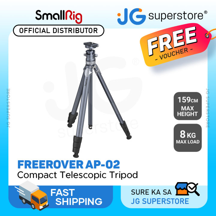 SmallRig FreeRover AP-02 50mm Travel Compact Tripod with Adjustable 4 ...