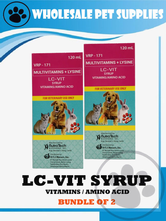 LC-VIT Syrup (Vitamins / Amino Acid) 120ml (BUNDLE OF 2pcs) | Lazada PH