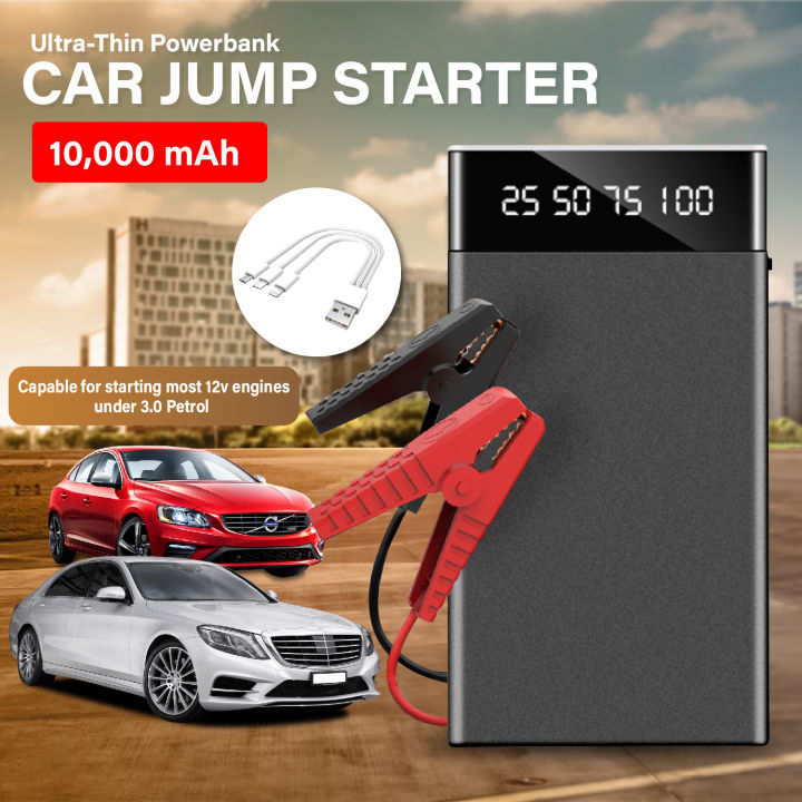 Plugplay 10000 mAh Car Jump Starter Powerbank Mini Emergency Mini ...