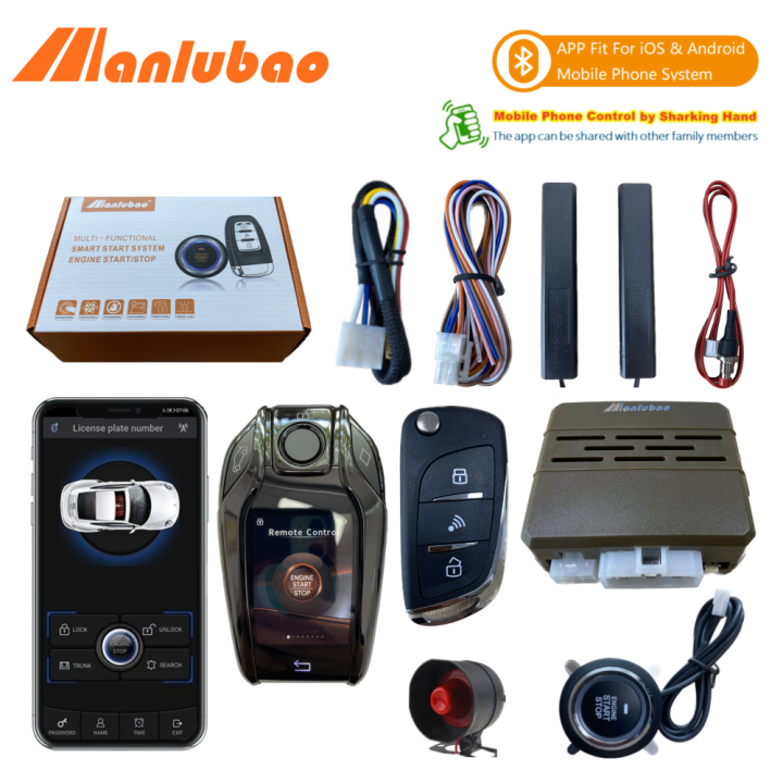 Manlubao U (With Siren) Bluetooth Mobile APP Car Liquid LCD Key Remote ... Manlubao U (With Siren) Bluetooth Mobile APP Car Liquid LCD Key Remote ...