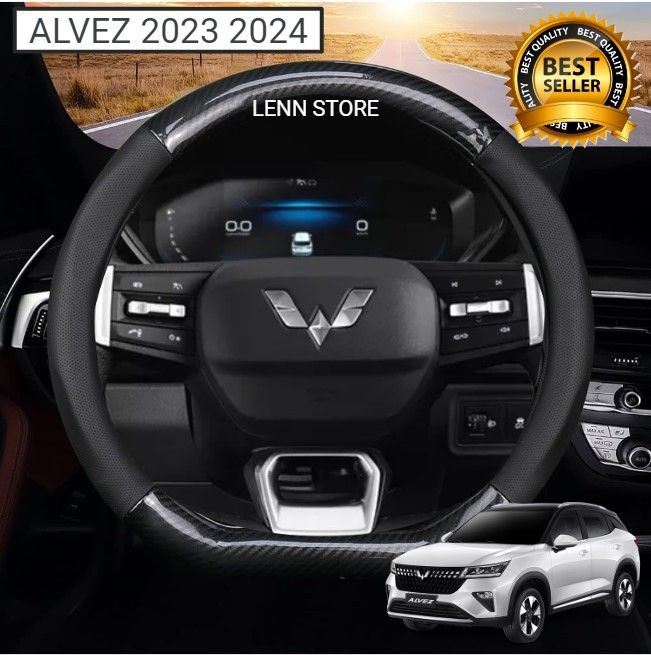 Cover Sarung Stir Carbon Mobil Wuling Alvez 2023 2024 | Lazada Indonesia