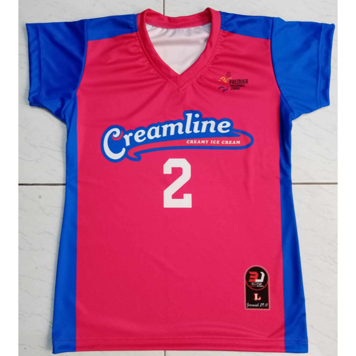 CREAMLINE VOLLEYBALL JERSEY VALDEZ | Lazada PH