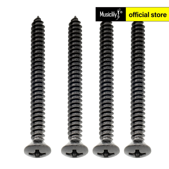 Musiclily Ultra 4x45mm Stainless Steel Countersunk Mounting Screws for ... Musiclily Ultra 4x45mm Stainless Steel Countersunk Mounting Screws for ...
