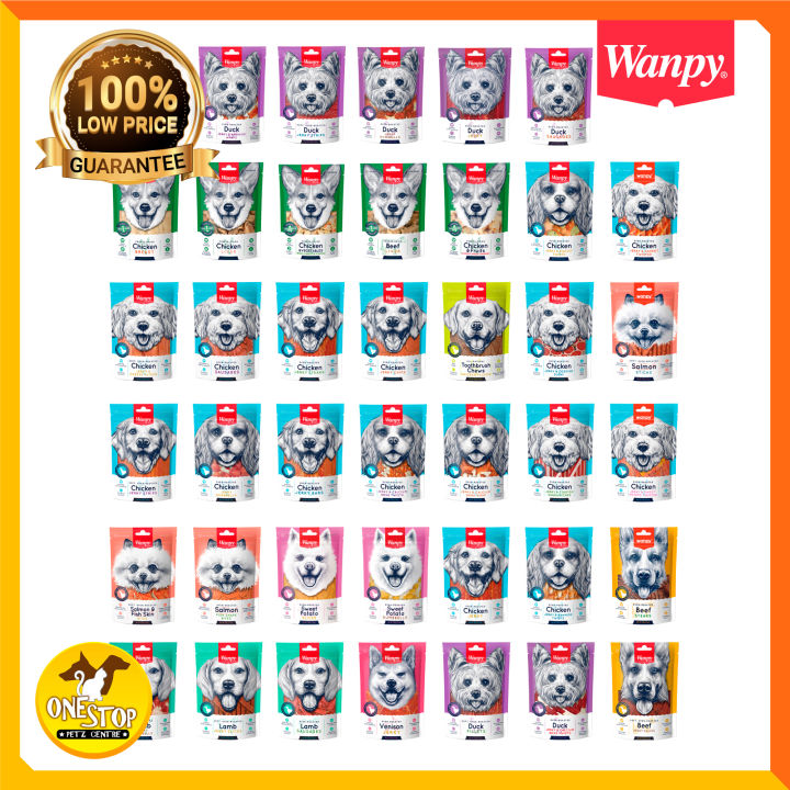 Wanpy Dog Treats Oven Roasted Cookies, Biscuits, Snacks 100gm | Lazada