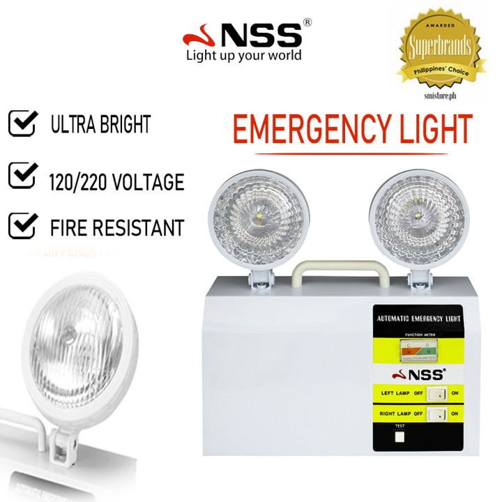 NSS Rechargeable Emergency Light for Brown Out Emergency Light ...