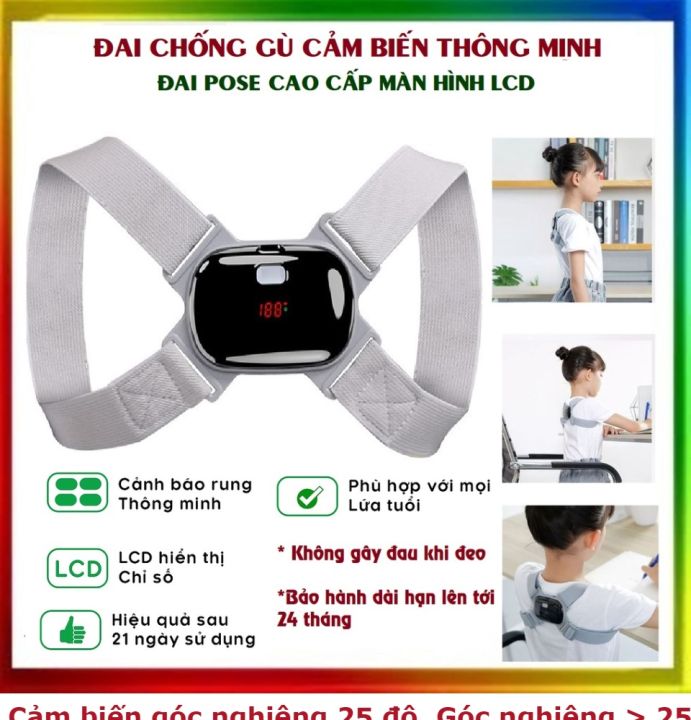 Đai chống gù lưng thông minh Smart Pose thế hệ mới Đai Chống Gù Lưng ...