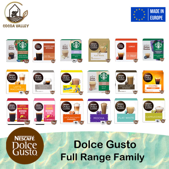 Nescafe & Starbucks Dolce Gusto Capsules Full Range Family | Lazada Nescafe & Starbucks Dolce Gusto Capsules Full Range Family | Lazada