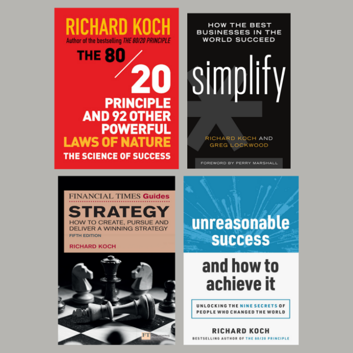 Softcopy Bundle 4 in 1 Richard Koch The 80/20 Principles Simplify Unreasonable Success Financial ...