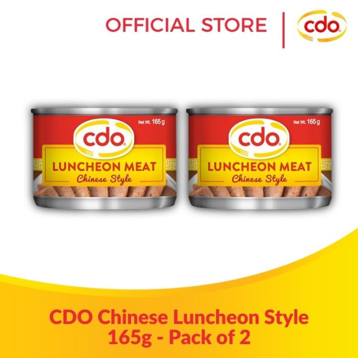CDO Chinese Style Luncheon Meat 165g - Pack of 2 | Lazada PH
