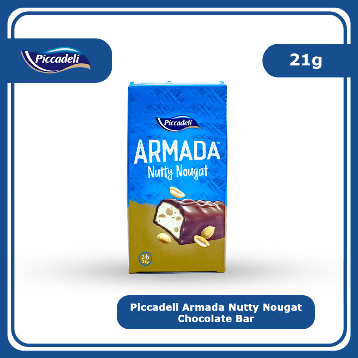 Piccadeli Armada Nutty Nougat Chocolate Bar 24x21g | Lazada PH