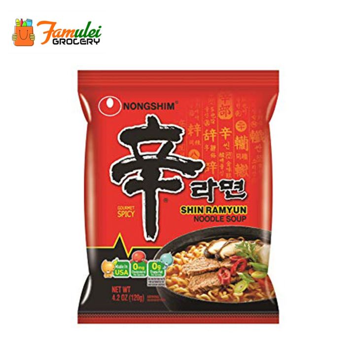 Nongshim Shin Ramyun Noodle Soup 120g | Lazada PH