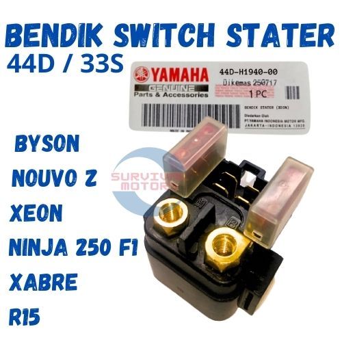 33S/44D BENDIK SWITCH STATER STARTER BENDIX MOTOR XEON KARBU GT 125 RC ...