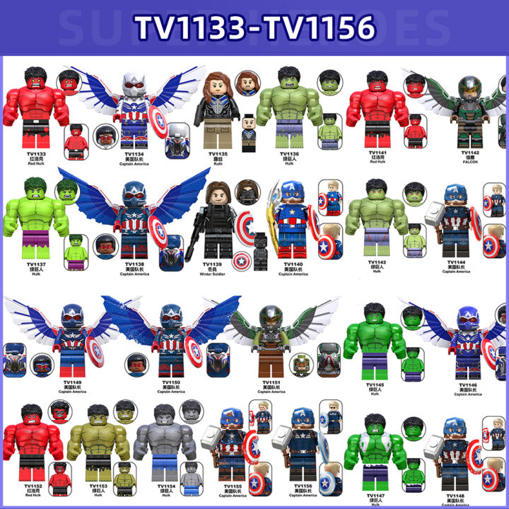 Siêu anh hùng Hulk Falcon Ruth Đội Trưởng Mỹ mùa đông tượng mô hình ...