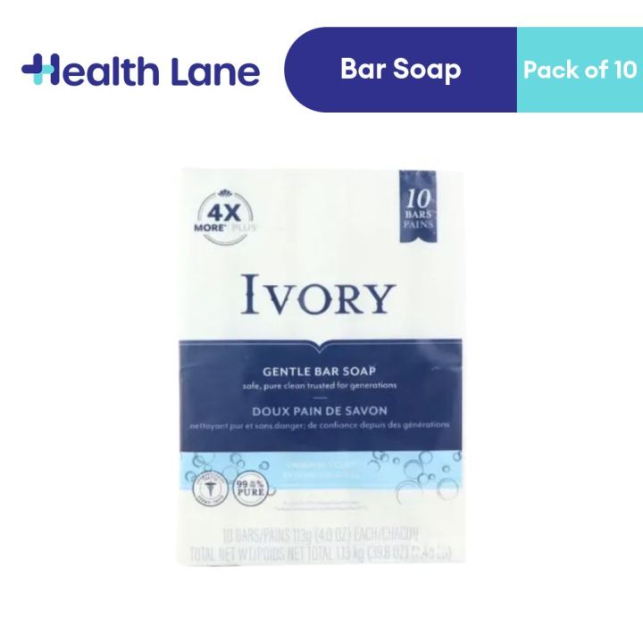 Ivory Bar Soap Original 10 Bars x 113g - P&G Imported | Lazada PH