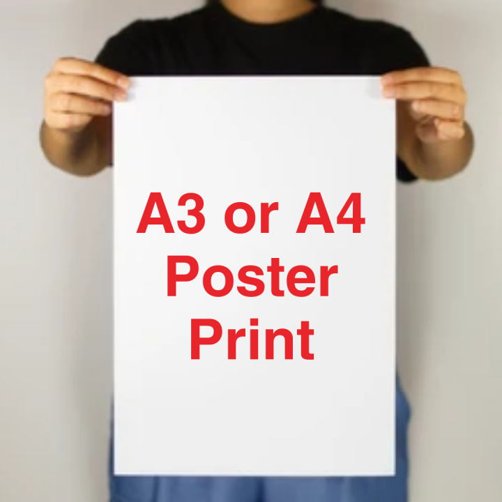 A3 or A4 POSTER PRINT , CUSTOMIZED A3 PHOTO PRINTOUT, A3 IMAGE, A4 ...