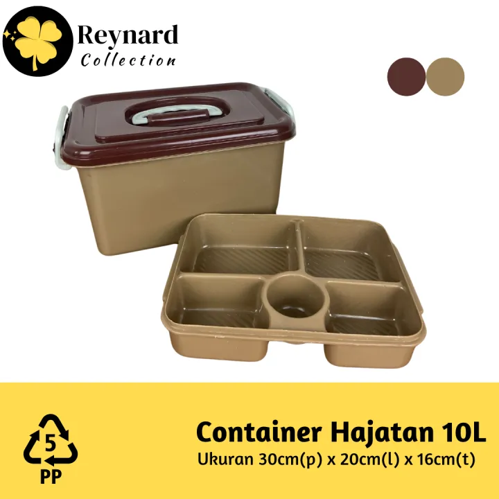 Container Serbaguna 10 Liter Box Container Estetik Mini Storage Box 10L ...
