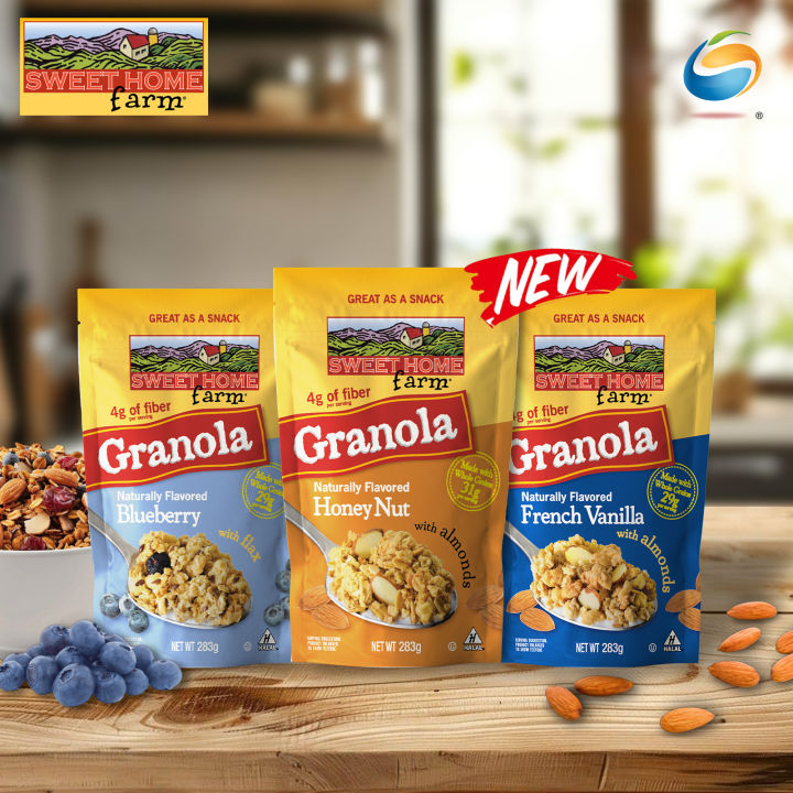 [NEW PACKAGING] SWEET HOME FARM Granola 283G (Resealable Packaging ...