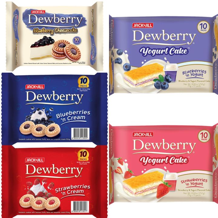 DEWBERRY Sandwich Cookies & Yogurt Cakes x 10 packs | Lazada PH