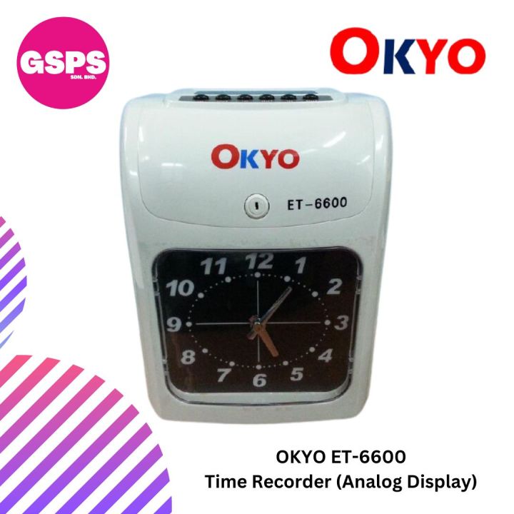 OKYO ET-6600 Time Recorder (Analog Display) | Lazada