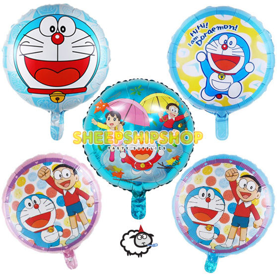 BALON FOIL BULAT DORAEMON 18inch Ulang Tahun Anak Birthday | Lazada ...