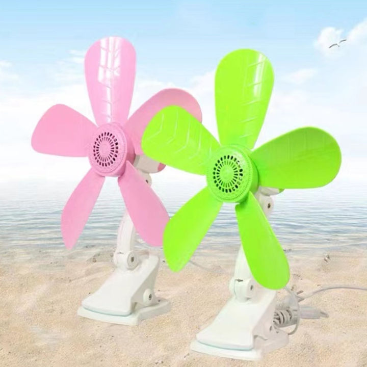 Small fan clip fan strong wind student dormitory bed clip-on mini mute ...