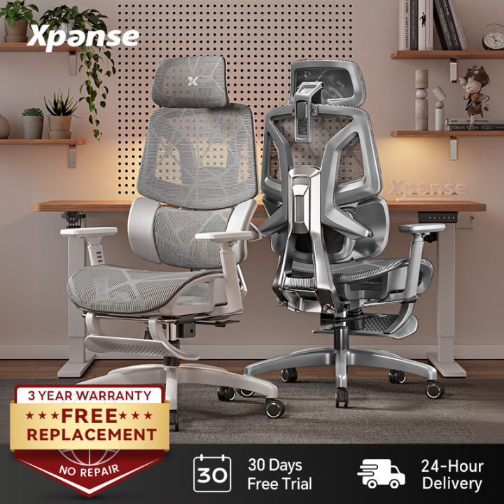 Xpanse XFlexi 3D Adaptive Lumbar Ergonomic Gaming Chair Office Chair ...