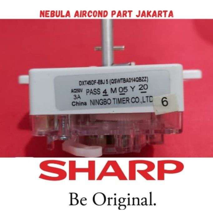 Timer pencuci Sharp Wash Original Asli Mesin Cuci 3 Soket + Kenop ...