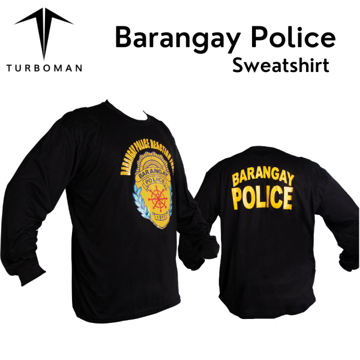 G2G | Barangay Police Sweatshirt Men and Women Shoulder and Elbow ...