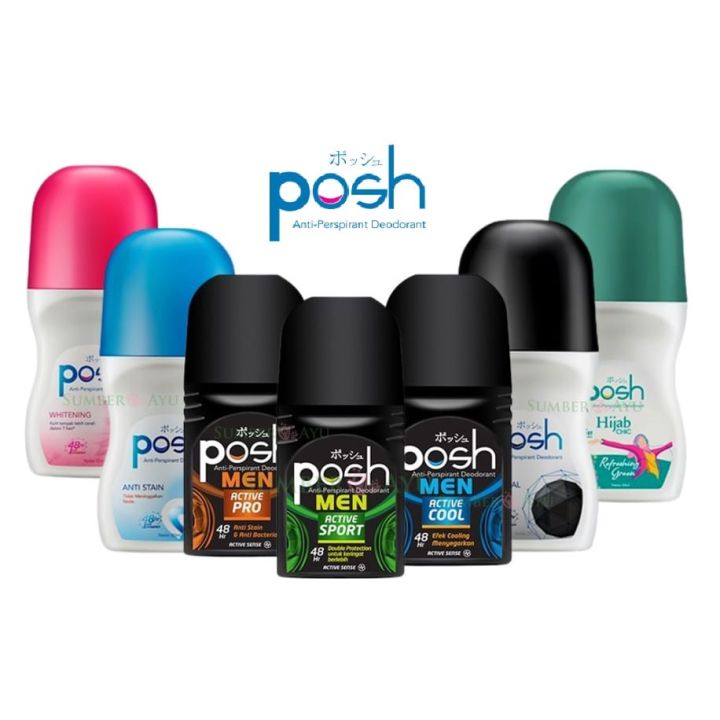 Posh Roll On Deodorant 50ml Original | Lazada Indonesia