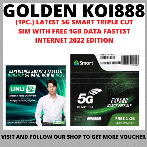 ON HAND LATEST 5G SMART TRIPLE CUT SIM FREE 1GB DATA FASTEST INTERNET ...