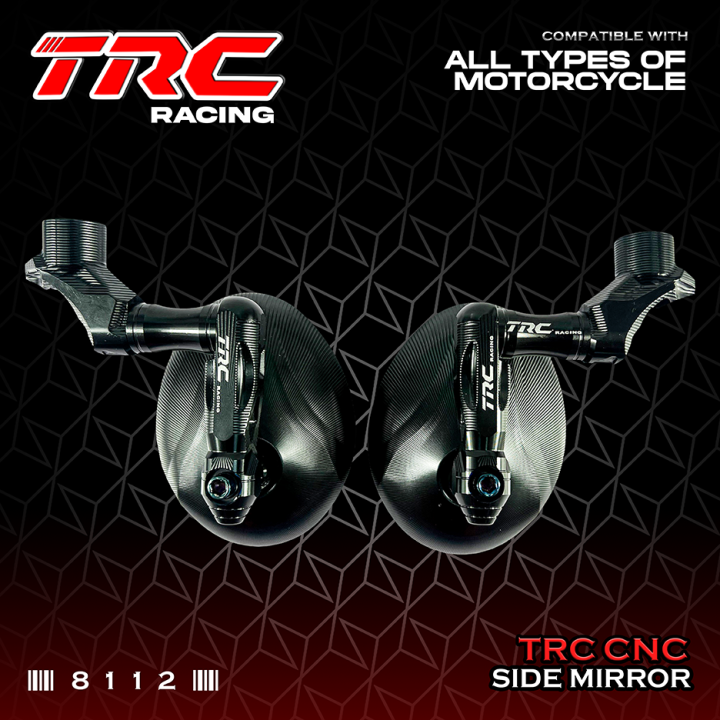 TRC Racing CNC Side Mirror Stem Mount Adjustable Universal 8112 | Lazada PH