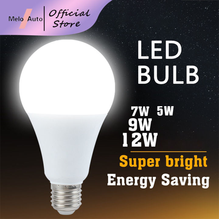 LED Sensor Bulb E27 5W/7W/9W/12W Auto ON/OFF Hallway Garage Washroom ...