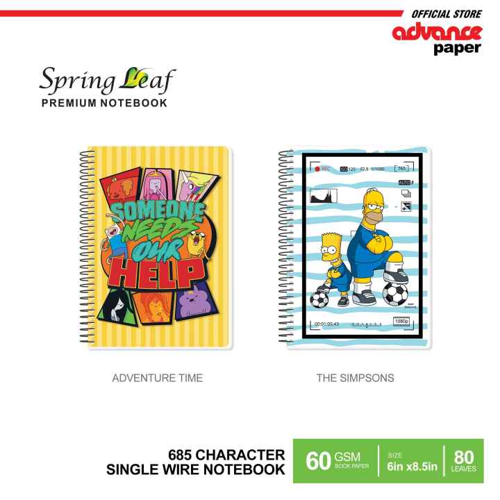 Springleaf 685 Single Wire Notebboks (Assorted design) | Lazada PH