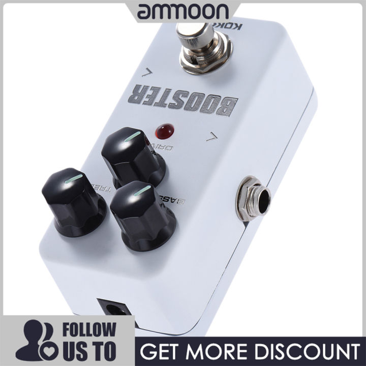 [ammoon]KOKKO FBS2 Mini Booster Pedal 2-Band EQ Guitar Effect Pedal ...