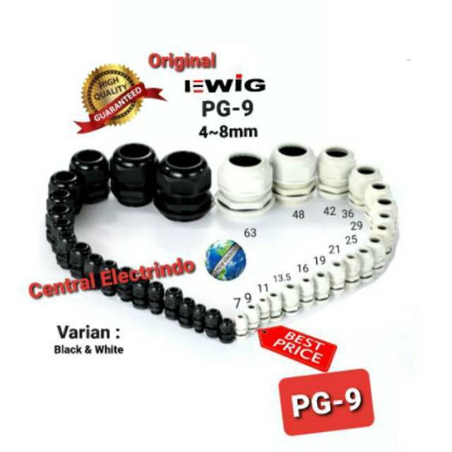 Kabel Gland EWIG PG-9 (4~8mm) | Lazada Indonesia