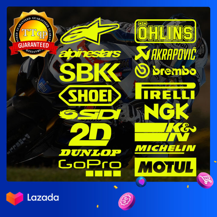 Motorcycle Bottom Side Decorative Decals Devil Akrapovic Reflective ...