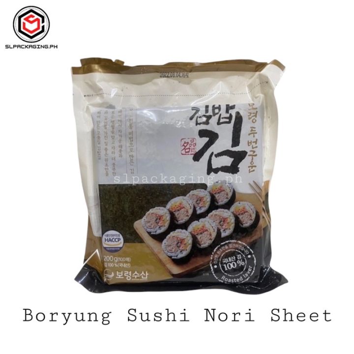 Boryung Sushi Nori Sheets Kimbap 100pcs/sheets | Lazada PH