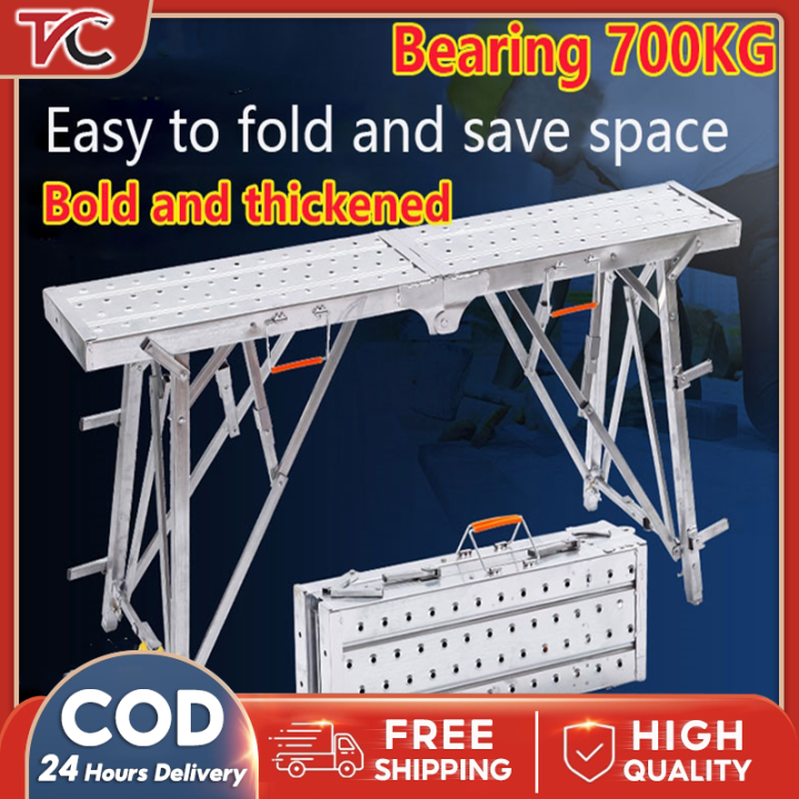 Folding Ladder Platform,Portable Scaffolding,ladder aluminum adjustable ...