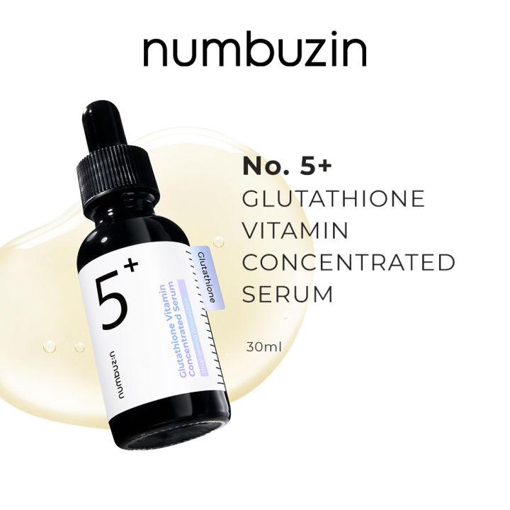 Numbuzin No.5+ Glutathione Vitamin Concentrated Serum 30ml | Lazada PH