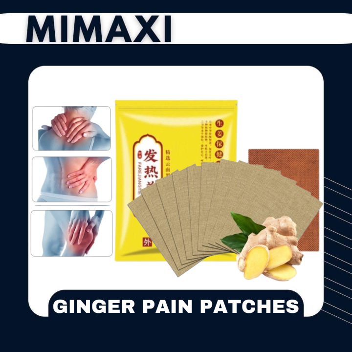 Herbal Ginger Patches for Pain Relief & Improved Circulation - Soothe ...