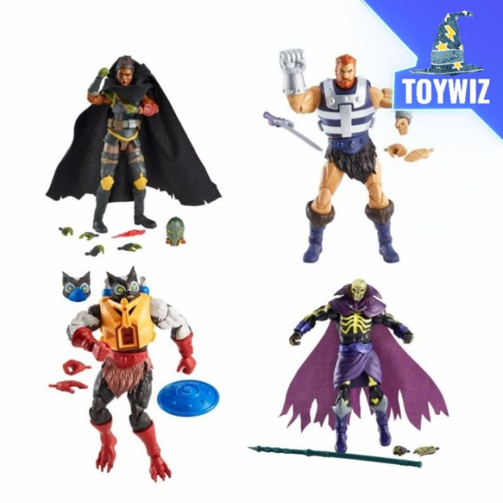 Master of The Universe Revelation Wave 3 Set of 4 MOTU (Stinkor, Fisto ...