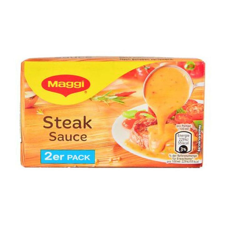 แม็กกี้ซอสสเต็ก 37 กรัม x 2/Maggi Steak Sauce 37 G X 2 | Lazada.co.th