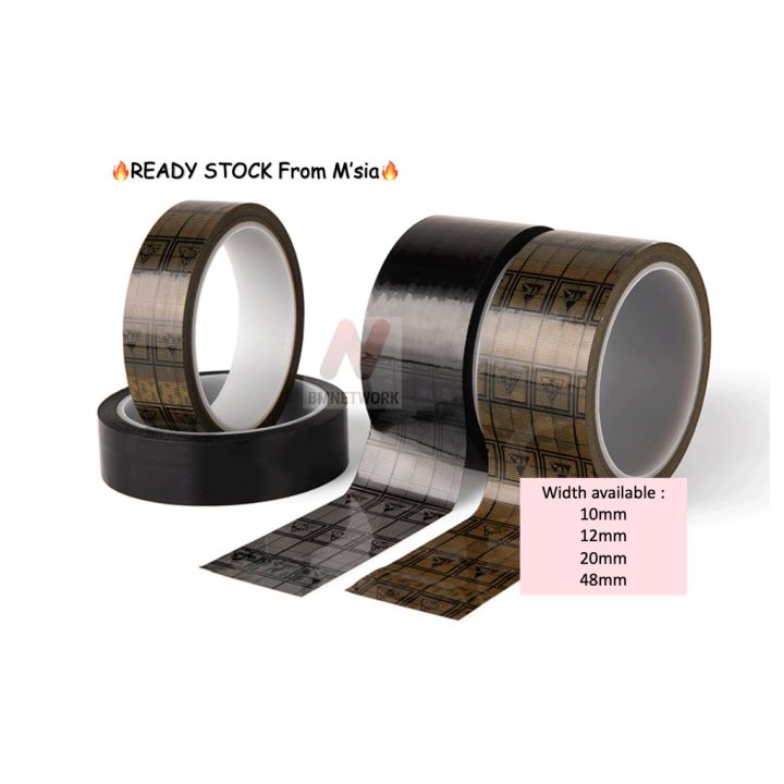 ESD Black Anti Static Grid Tape 10mm ,12mm , 20mm , 48mm x 36m | Lazada